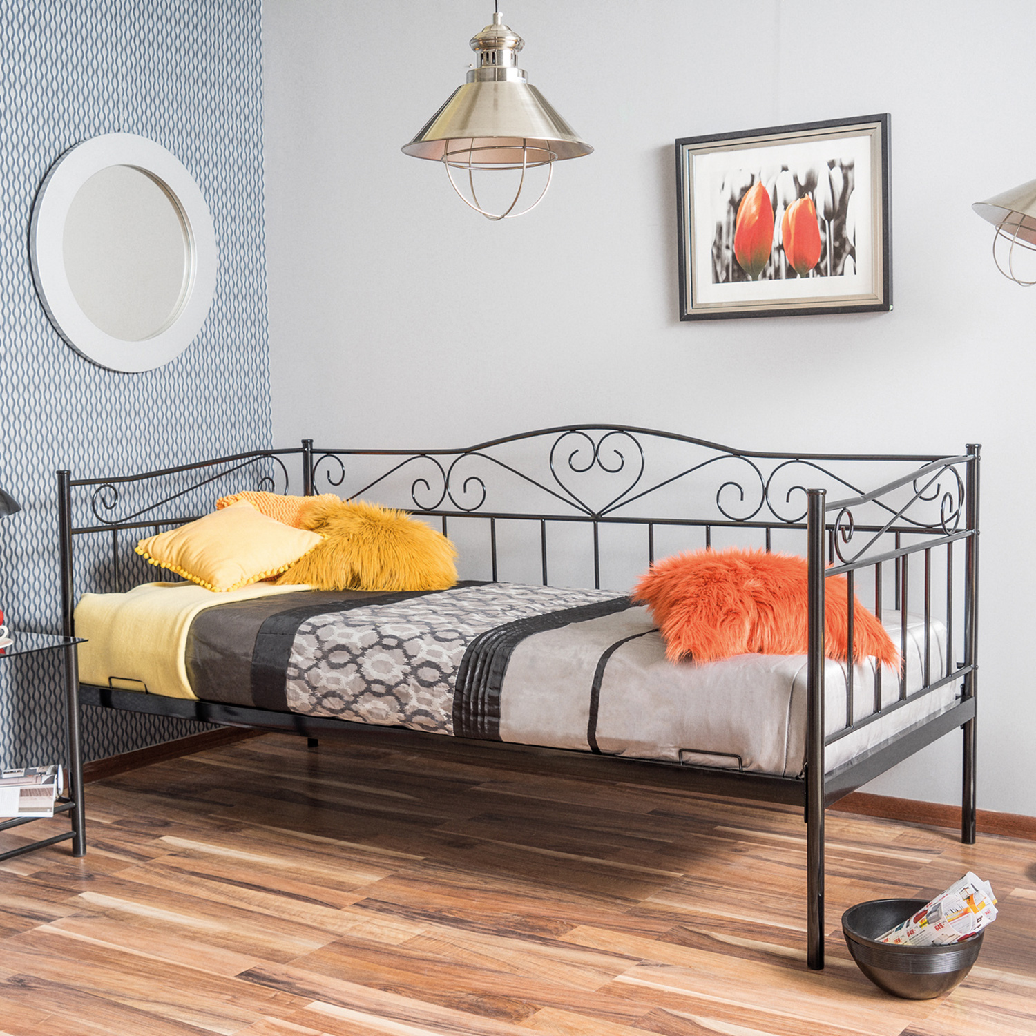 Pohovka SALSA 90x200 kov - Postele - IDEA nábytek