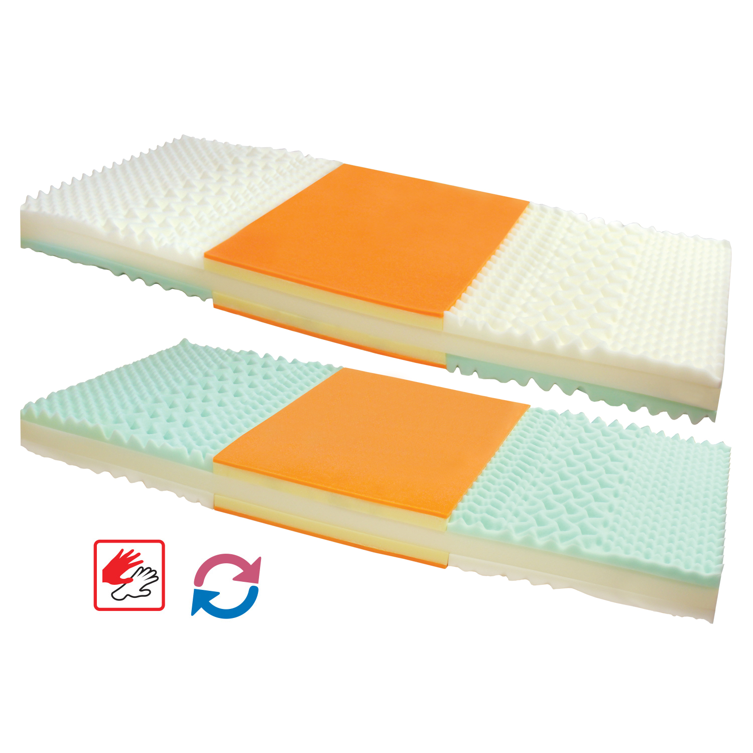 Matrace s potahem IDEA TRIAN 90x200x14 - Akce 1+1 ZDARMA - Hlavní ...